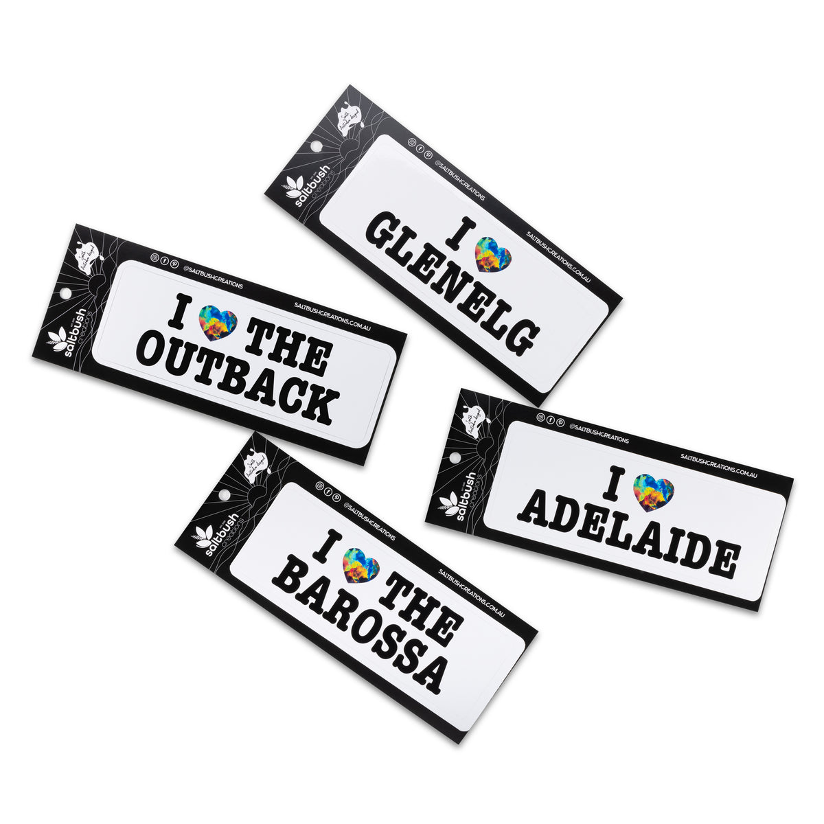 Sticker- I love Adelaide | Saltbush Creations